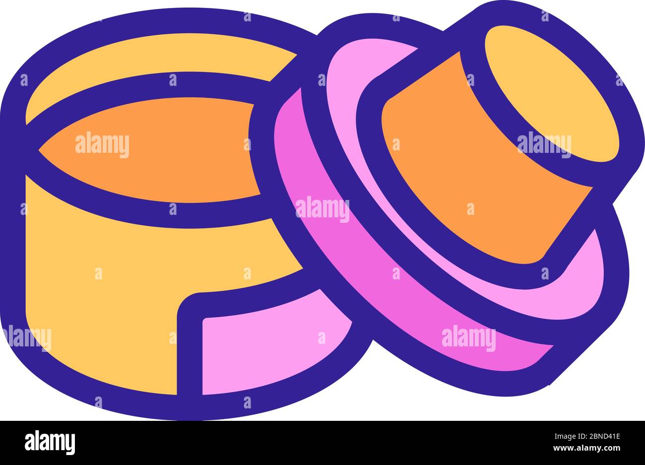 shoe polish with sponge icon vector outline illustration Stock Vector ...