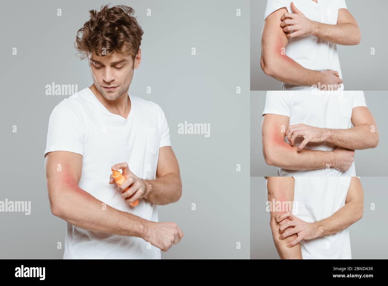Applying sunscreen cropped hi-res stock photography and images - Alamy