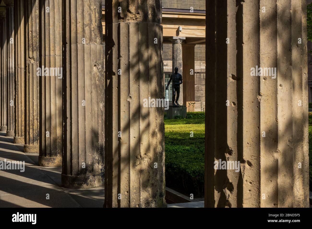 Bullet holes on pillars in central Berlin Stock Photo - Alamy