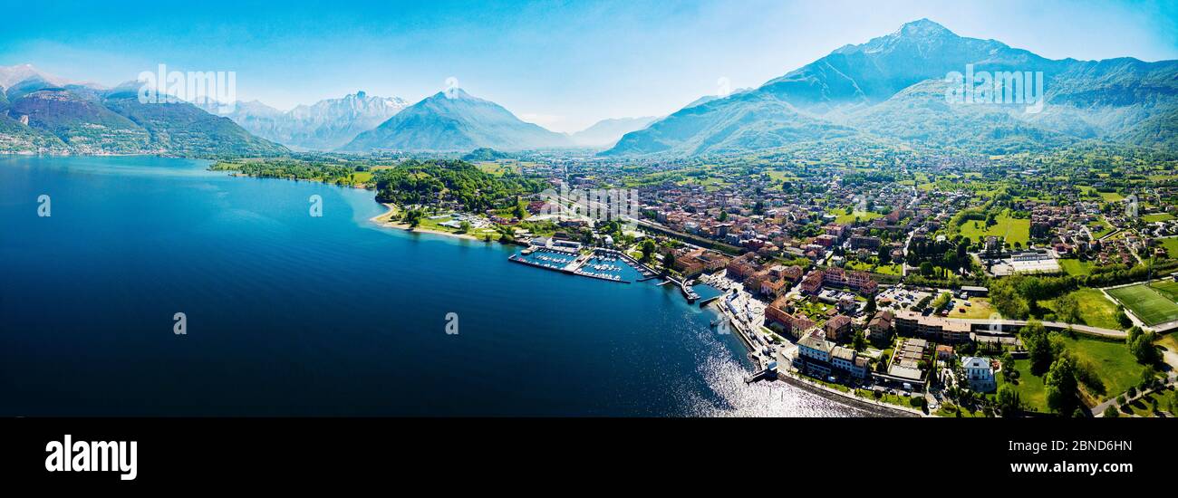 Colico - Lake Como (IT) - Aerial overview Stock Photo - Alamy