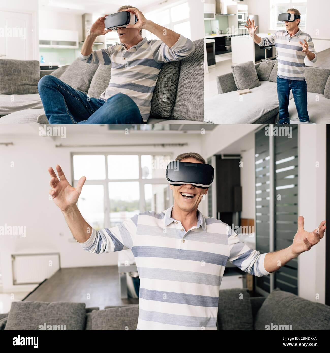 Isolation of headsets hi-res stock photography and images - Alamy