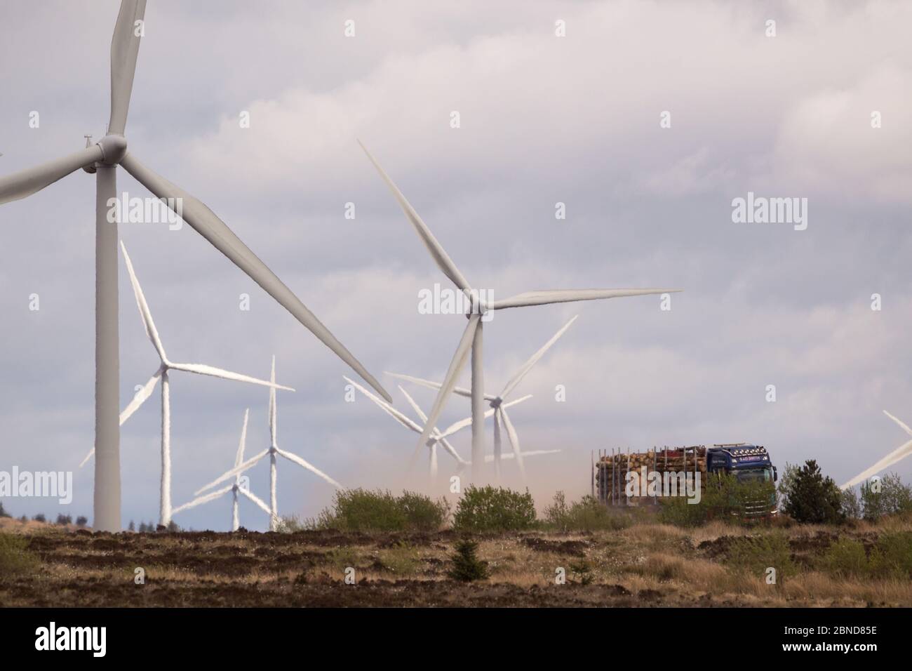 Whitelee Windfarm, Scotland, UK. 14th May, 2020. Pictured: Owned by ...