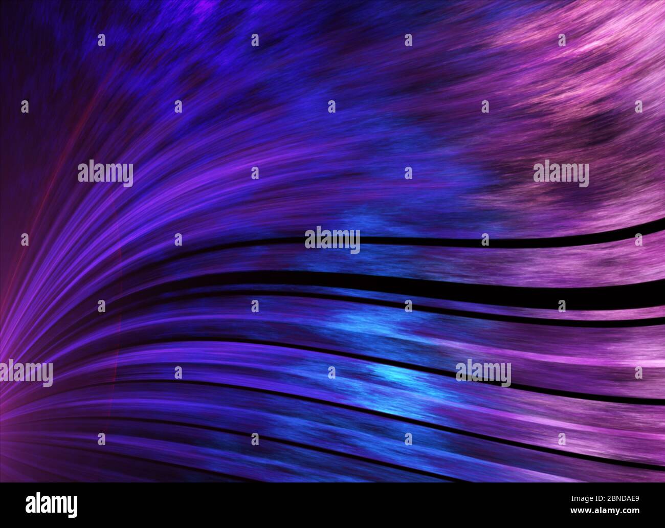 Dynamic curves ands blur pattern. Fractal graphics. Science and ...