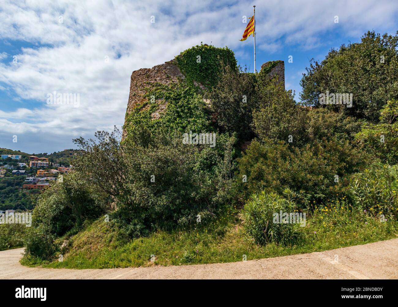 Begur town castle costa brava hi-res stock photography and images - Alamy
