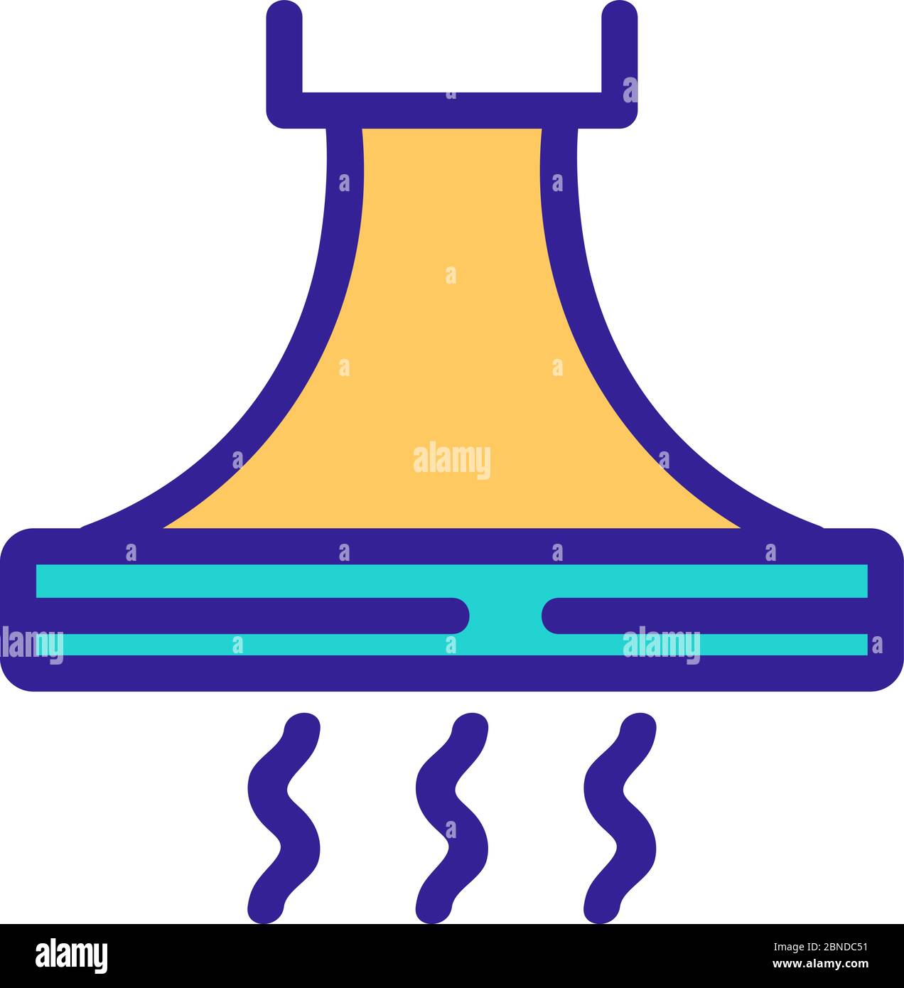 fume hood in kitchen icon vector outline illustration Stock Vector ...