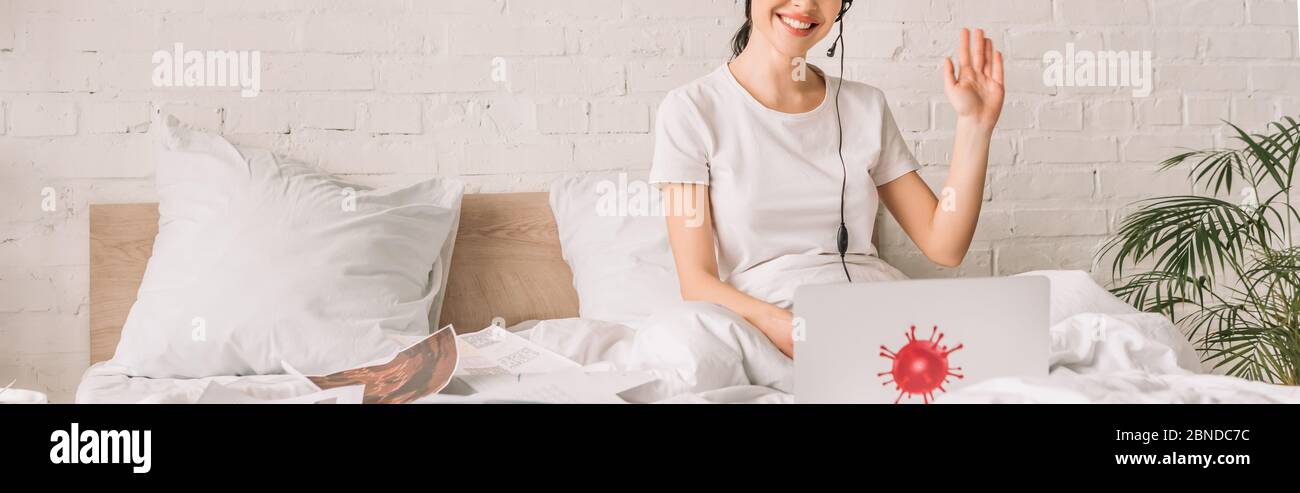 Cropped view woman waving hi-res stock photography and images - Alamy
