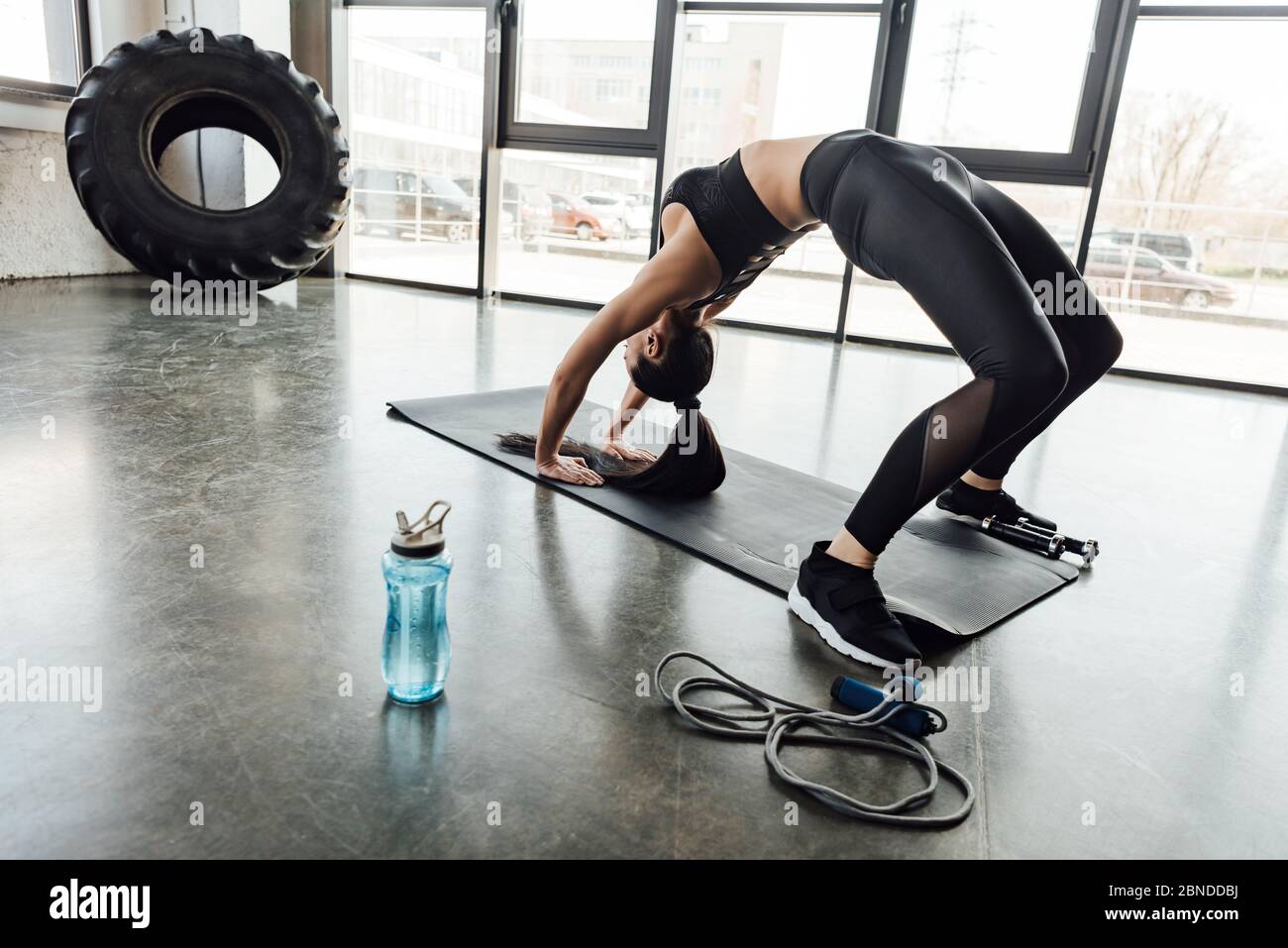 Gymnastic bridge hi-res stock photography and images - Alamy