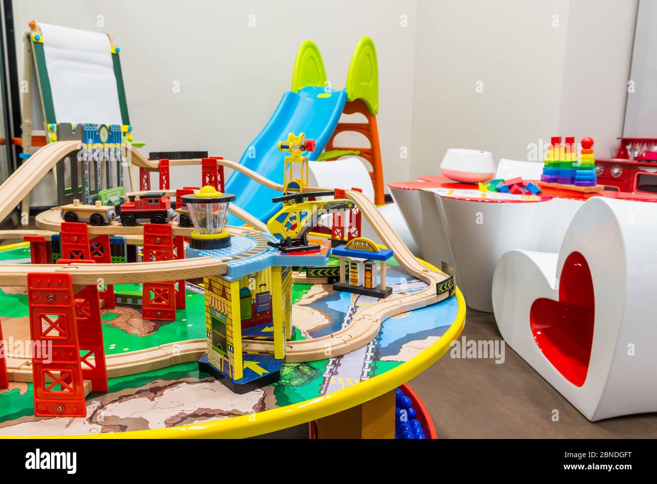 Beautiful shot of a mini nursery classroom Stock Photo - Alamy