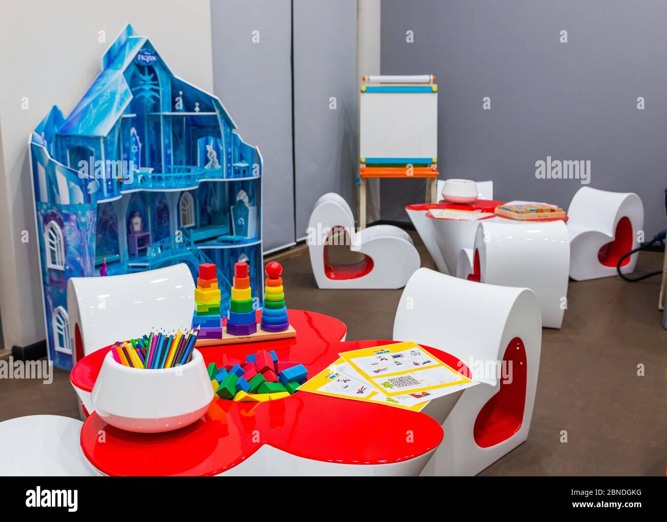 Beautiful shot of a mini nursery classroom Stock Photo - Alamy