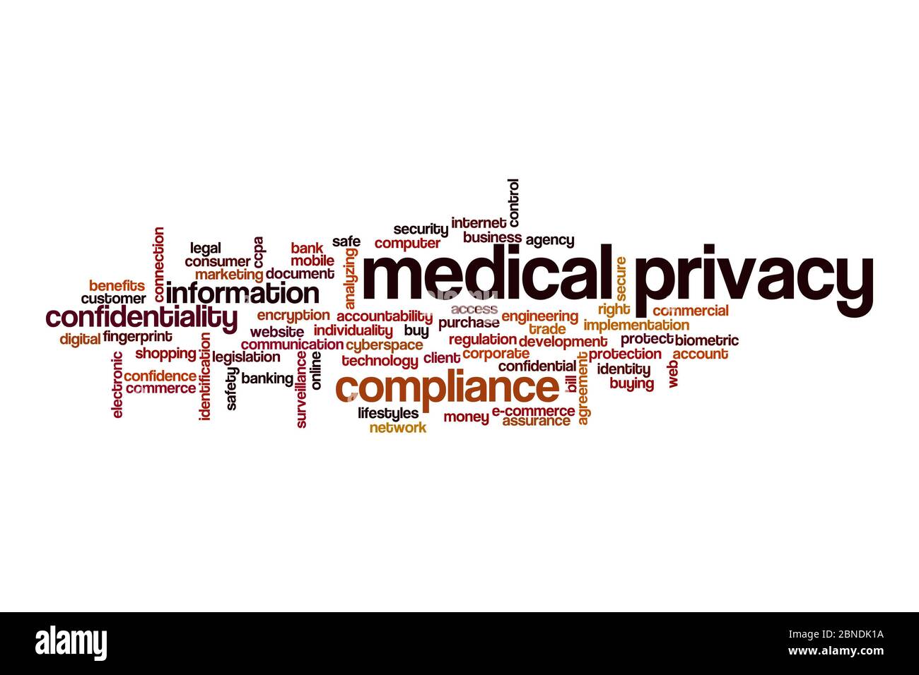 Security engineering cloud concept on white background Stock Photo - Alamy