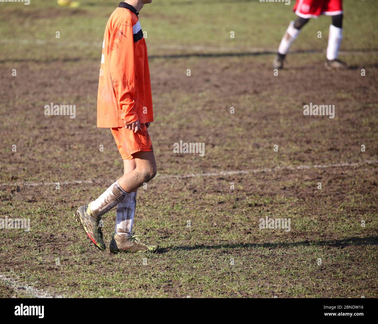 Muddy football player hi-res stock photography and images - Alamy
