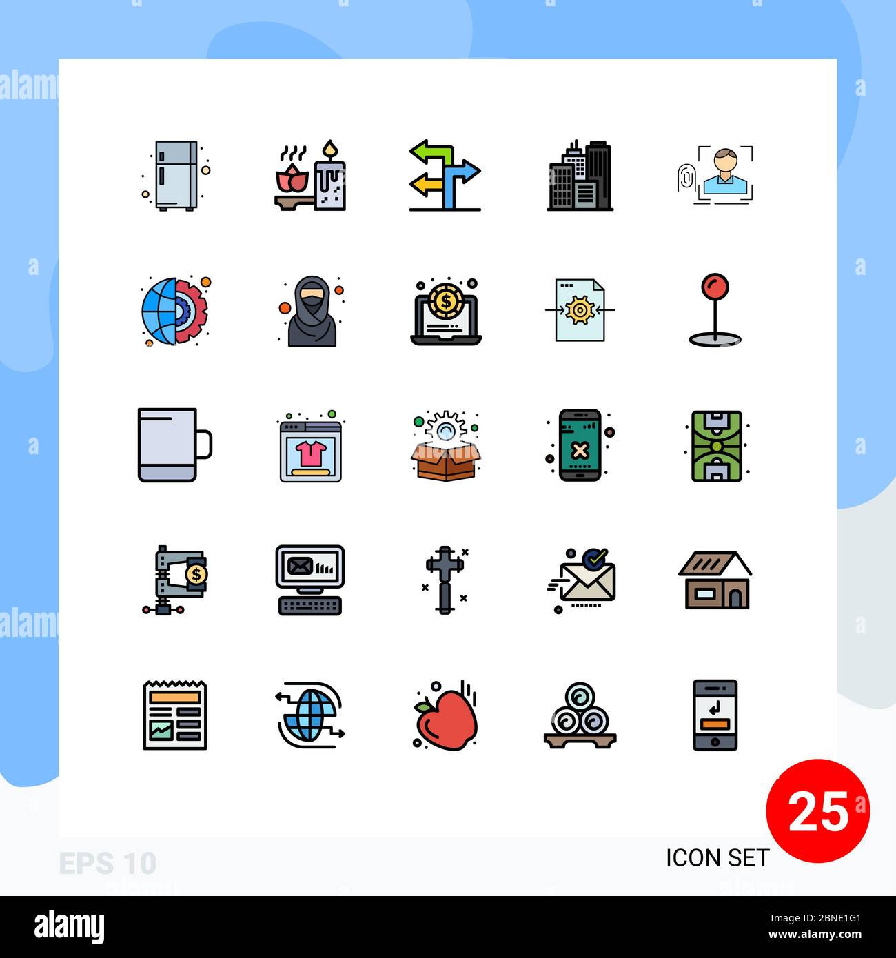 Office pictograms hi-res stock photography and images - Alamy