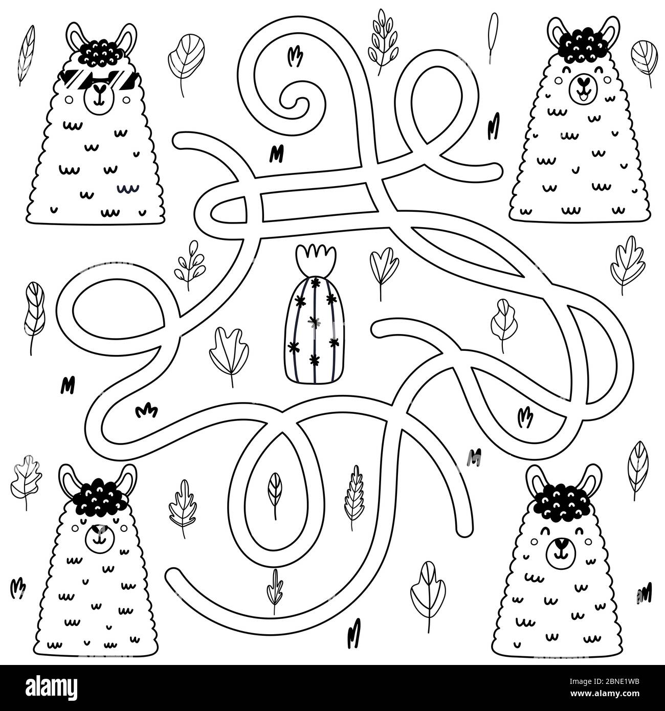 Educational maze game children Stock Vector Images - Alamy