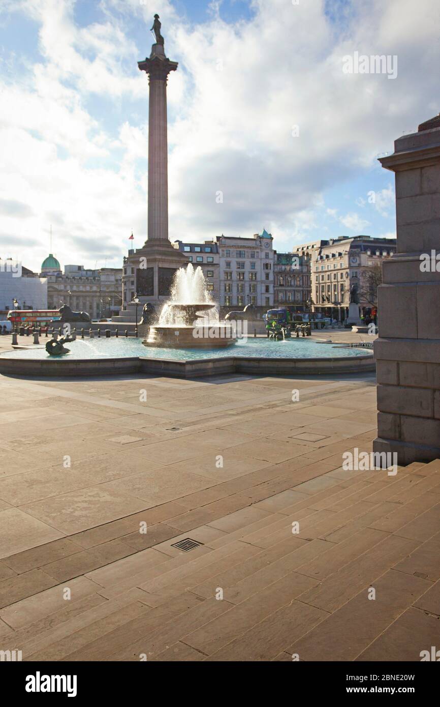 Nelsons Column, Trafalgar Square, London Stock Photo - Alamy