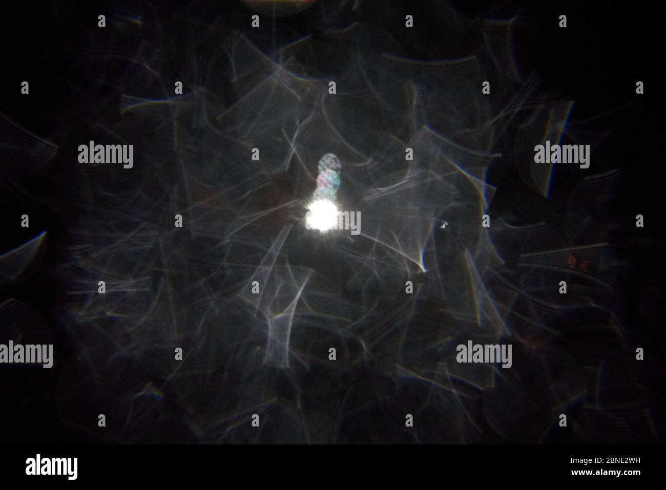 Abstraction, white circle, divorces, lines, reflection, black ...