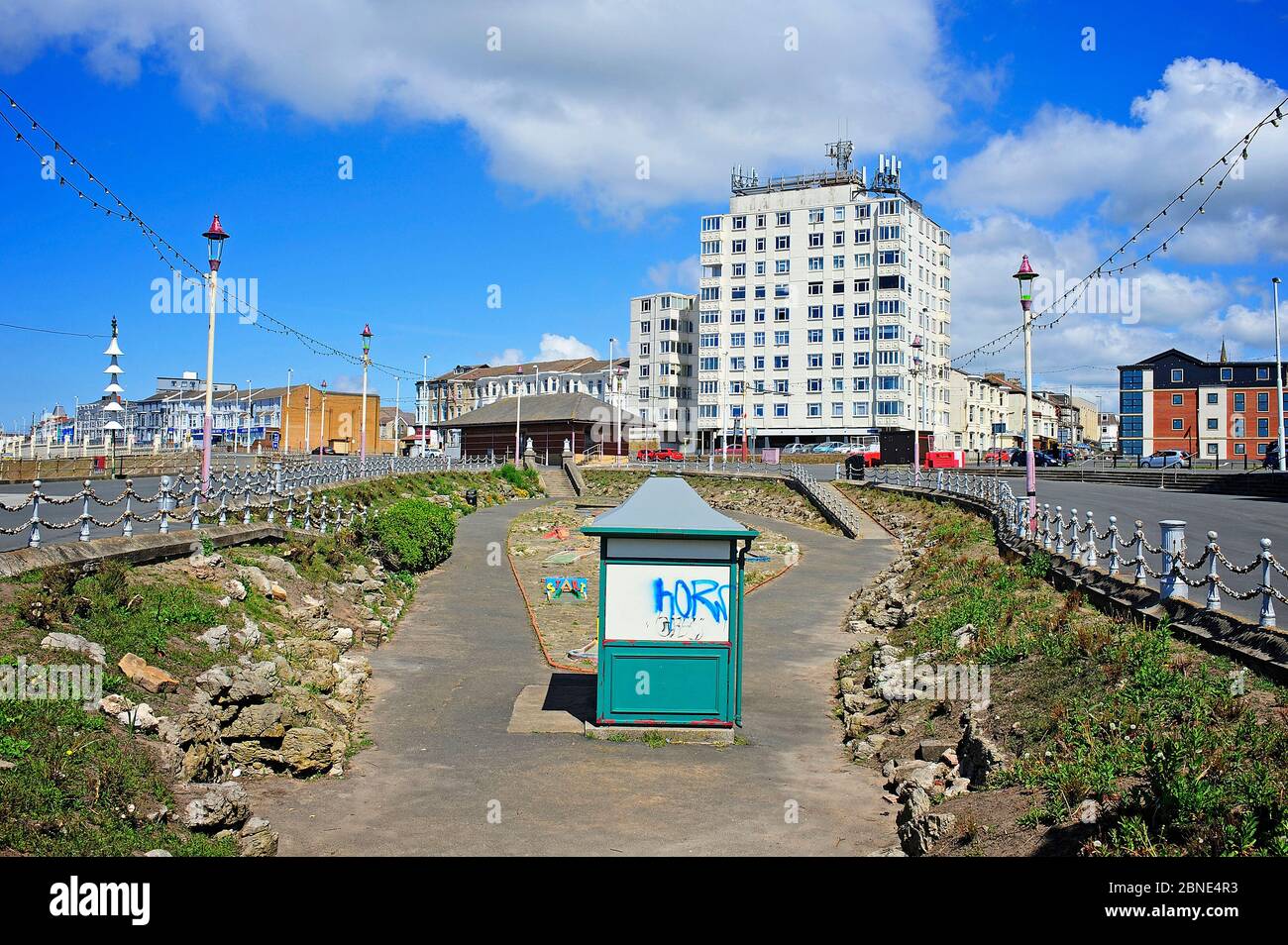 Abandoned old crazy golf course in Blackpool Stock Photo - Alamy