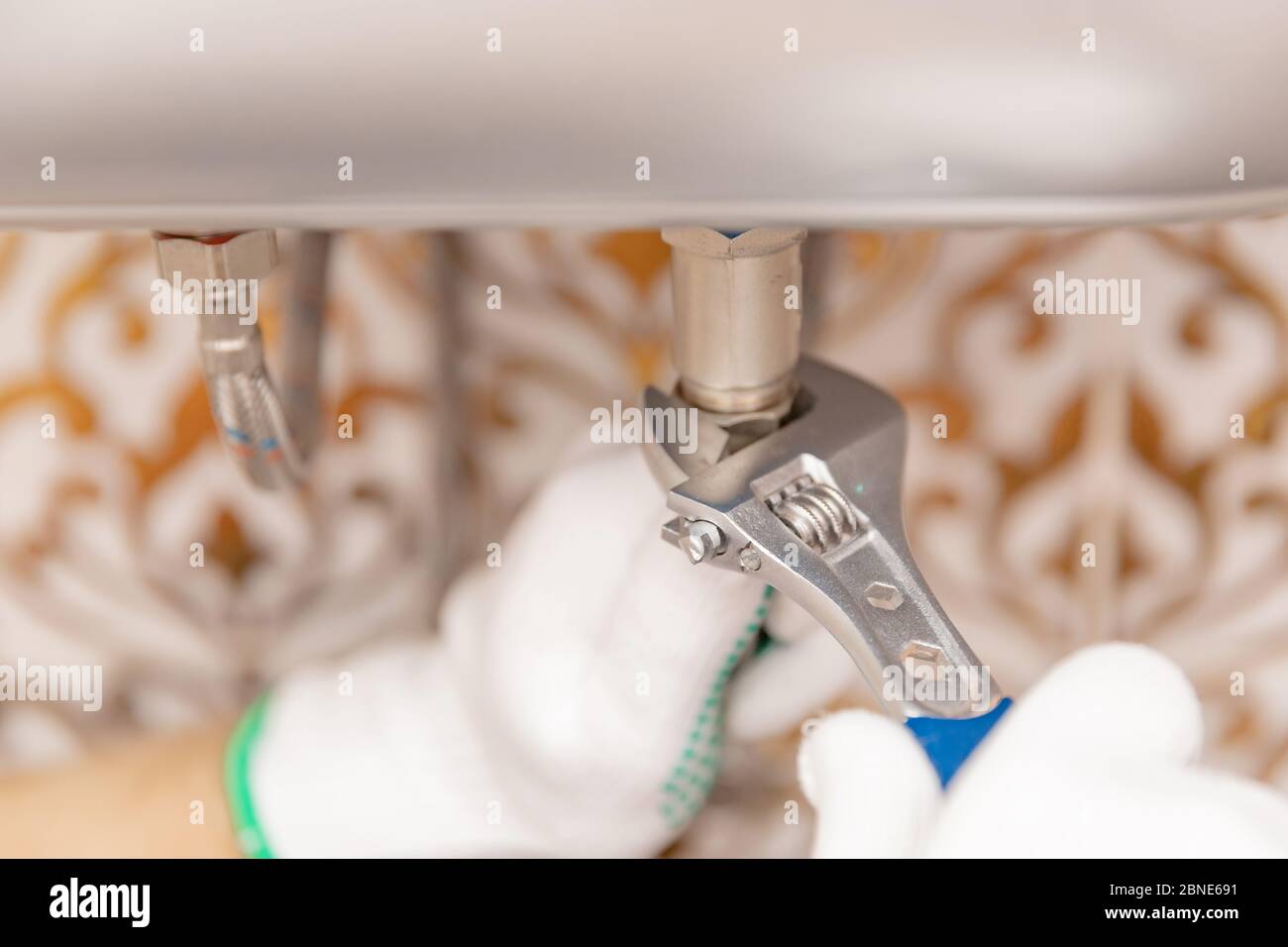 Installing boiler hi-res stock photography and images - Alamy