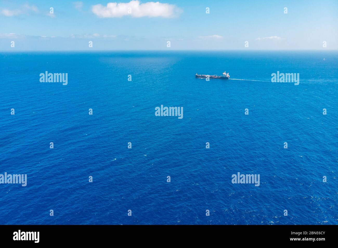 Aerial view large tanker ship hi-res stock photography and images - Alamy