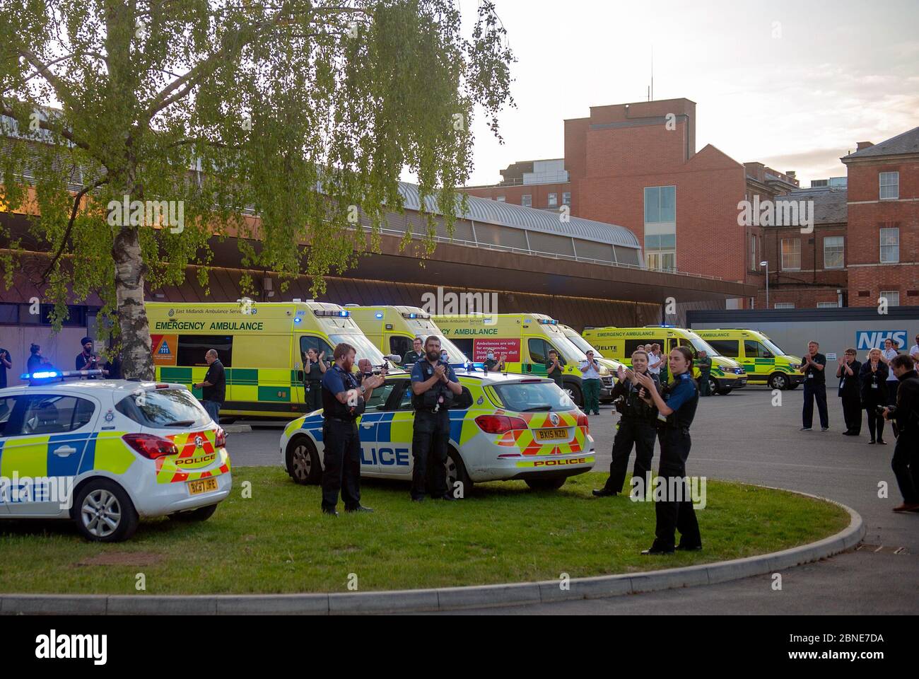 Clap For Carers at Leicester Royal Infirmary hospital. # ...