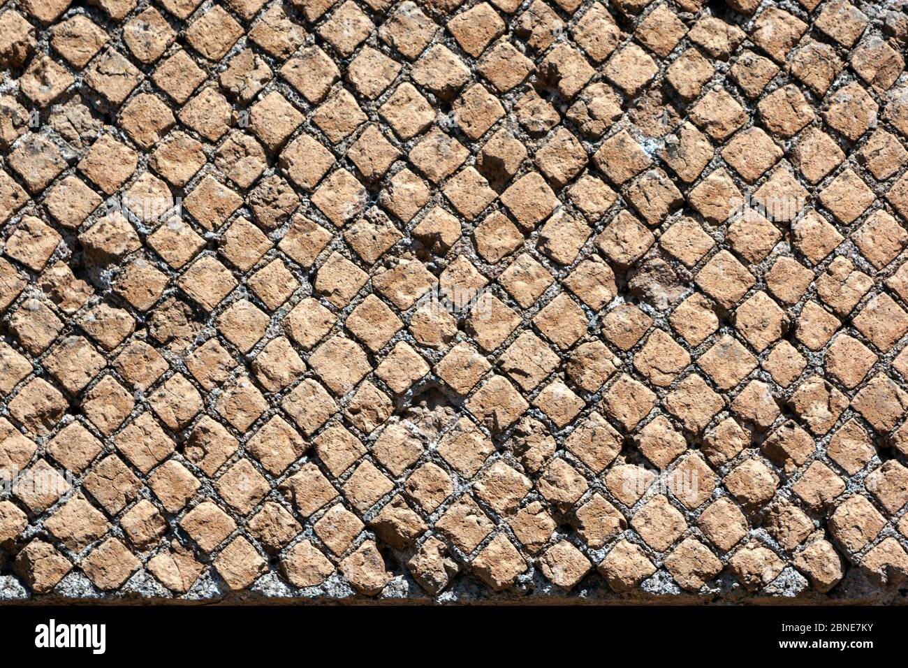 Brick wall to Pecile, Villa Adriana , Hadrian's Villa, Tivoli, Italy ...