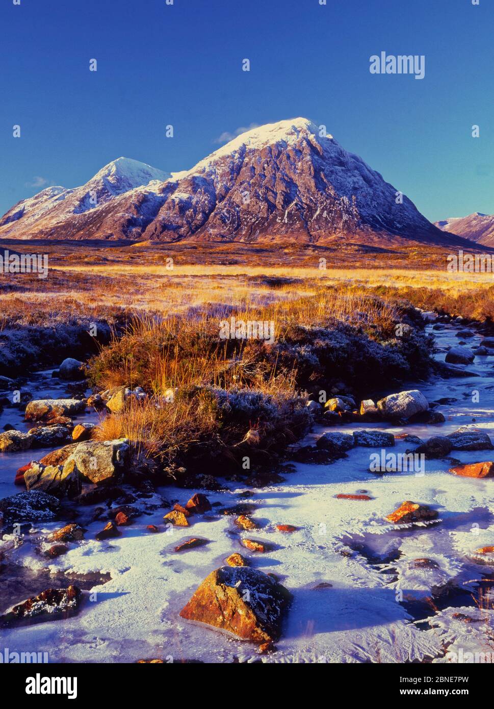 Buachaille Etive Mor, in winter, Glencoe, Scotland Stock Photo - Alamy