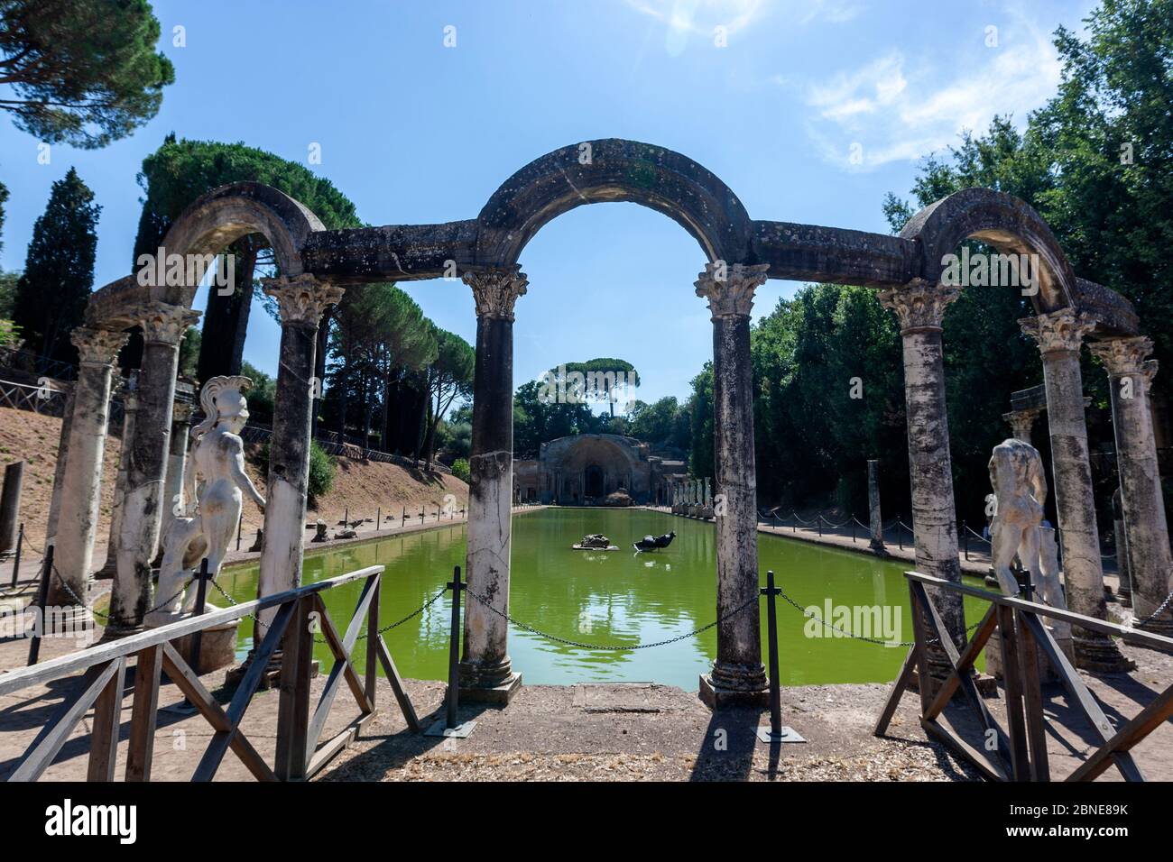 The villa's recreation of Canopus, Villa Adriana , Hadrian's Villa ...