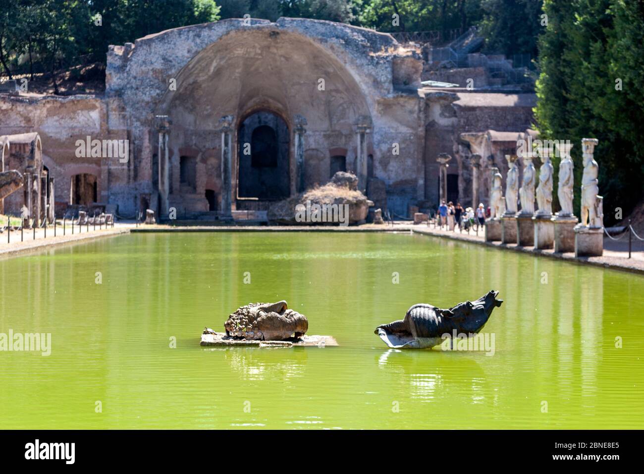 The villa's recreation of Canopus, Villa Adriana , Hadrian's Villa ...