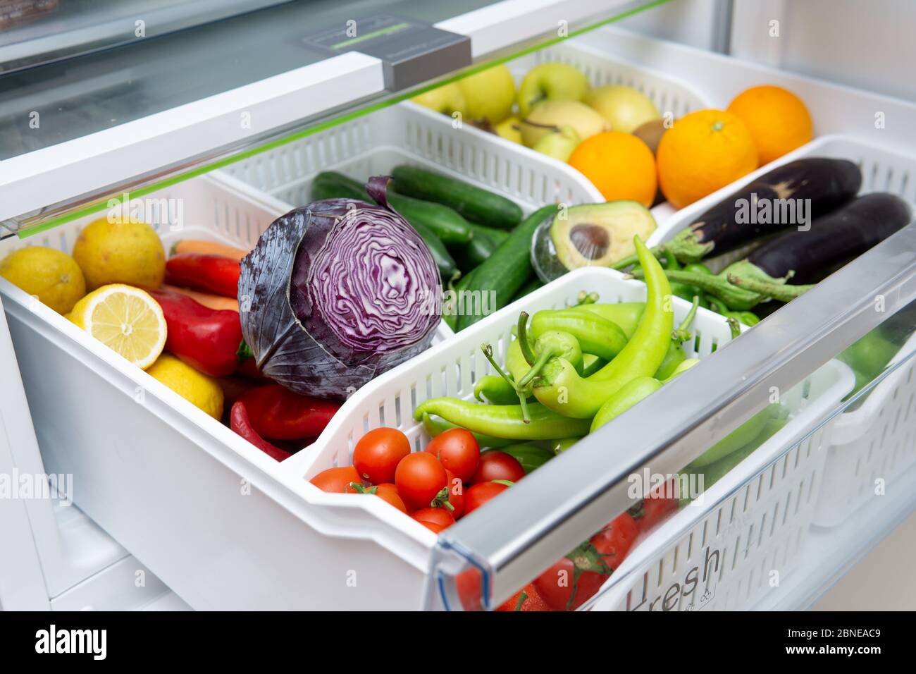 Vegetable section in supermarket hi-res stock photography and images ...