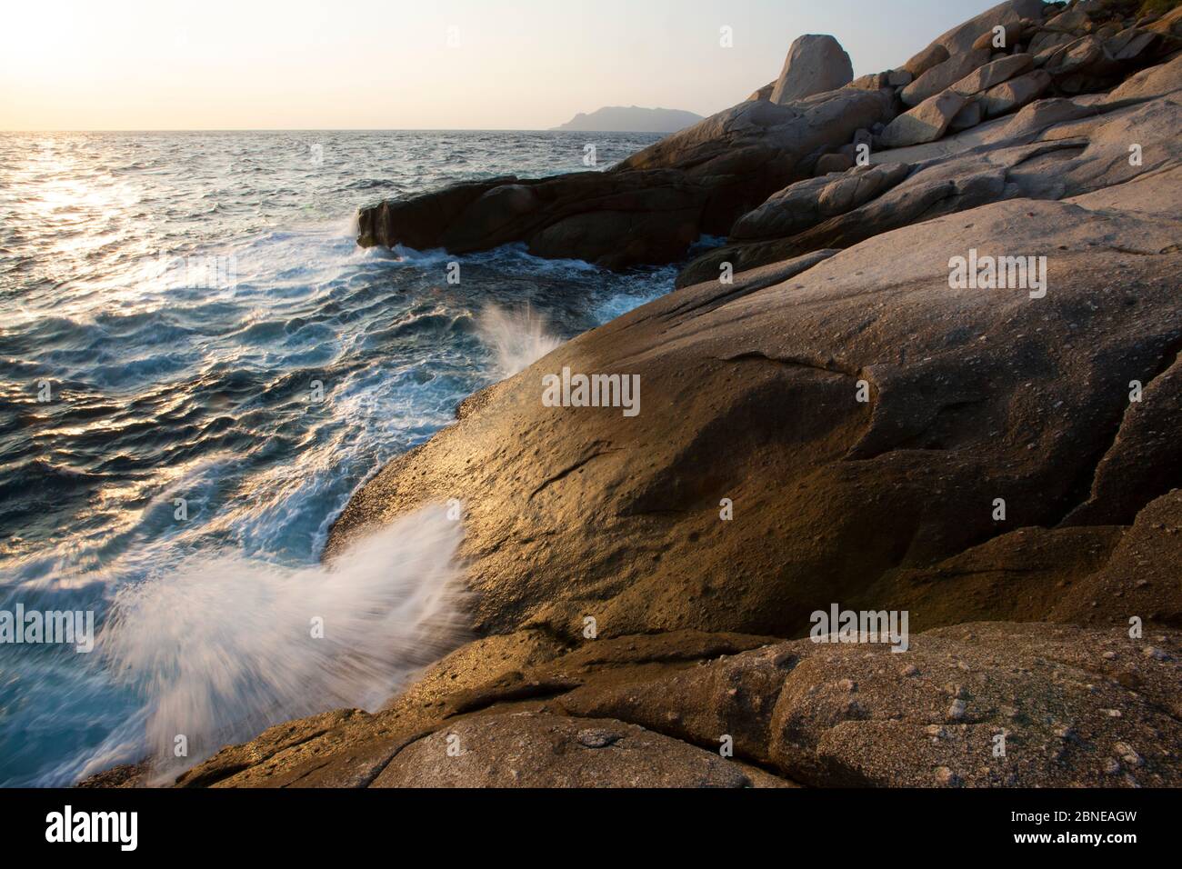 Granite coastal rocks, Yakushima Island, Japan, November 2008 Stock ...