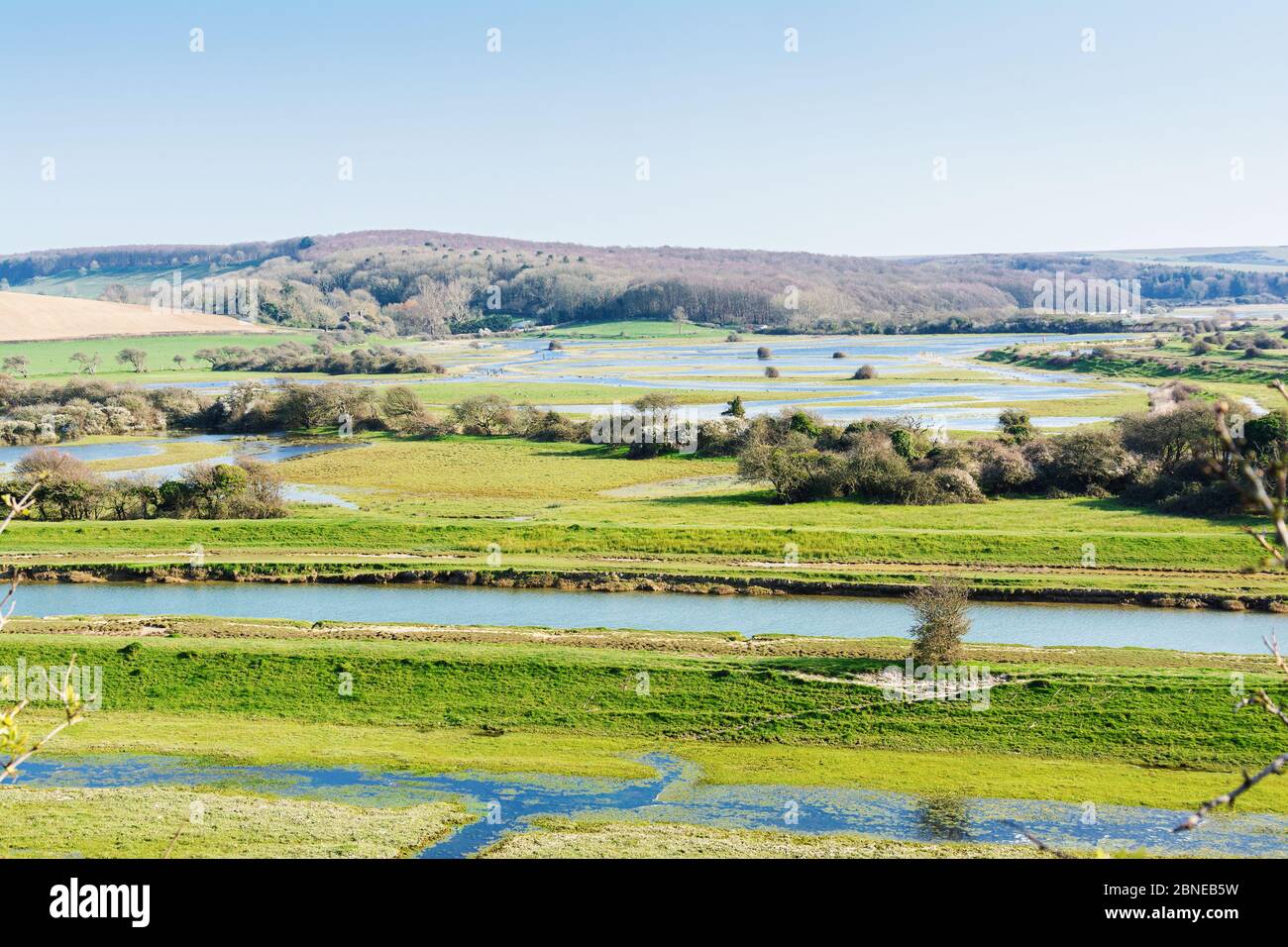 View of Cuckmere river, Sussex Stock Photo - Alamy