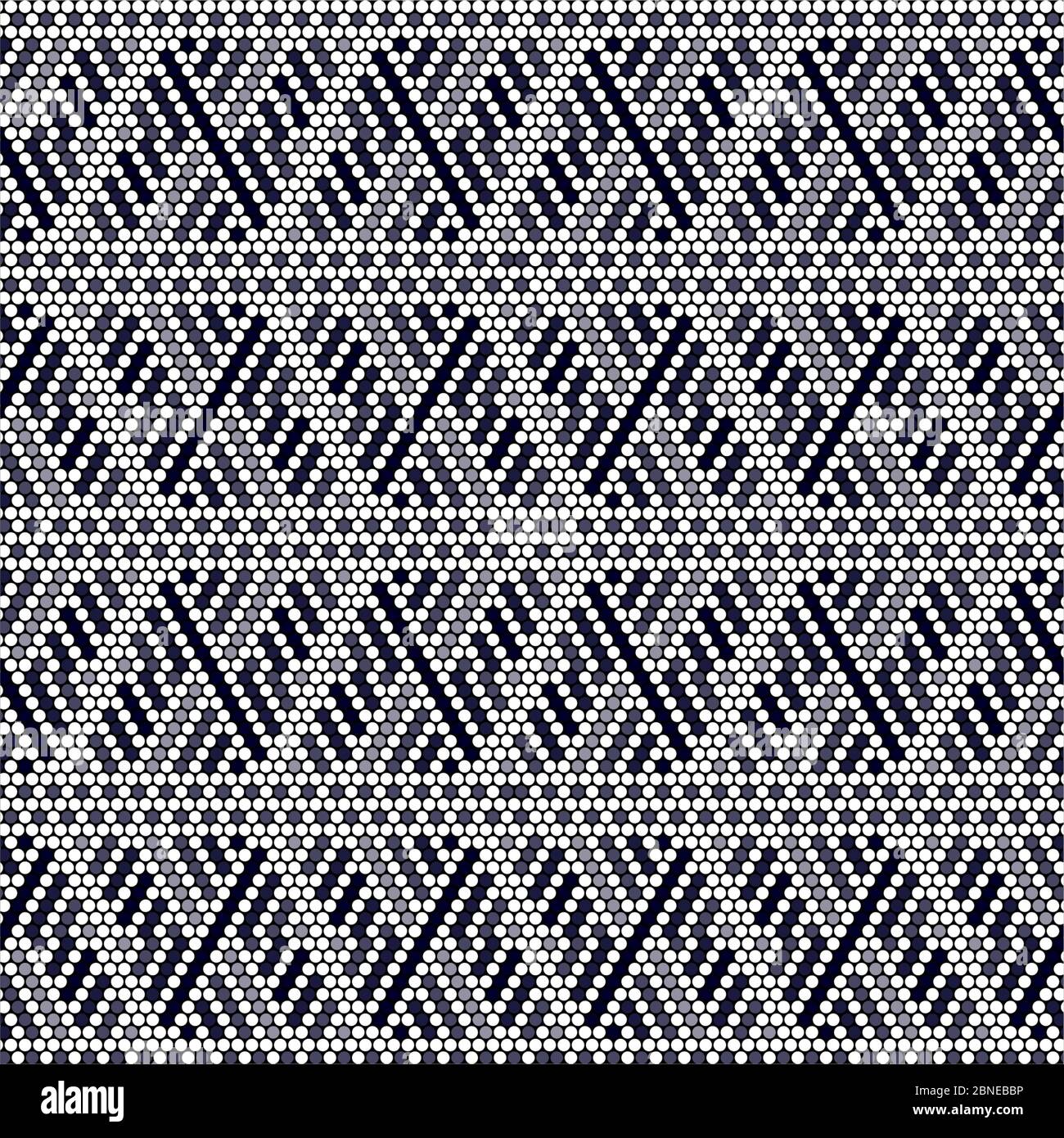 vector illustration of seamless pattern inspired in mexican huichol art ...