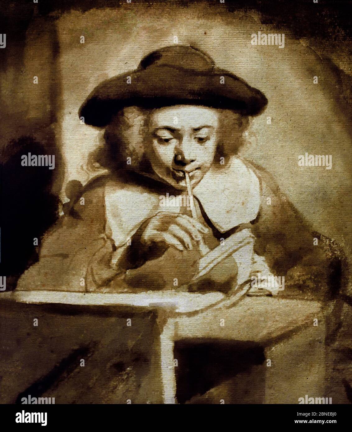A smoking young man by Gerbrand van den Eeckhout 1621 – 1674 Dutch ...