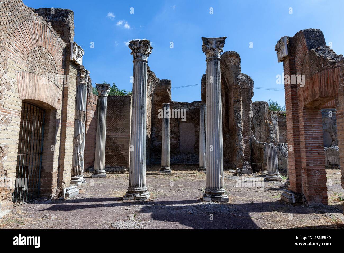 Building With Doric Pillars, Villa Adriana , Hadrian's Villa, Tivoli ...
