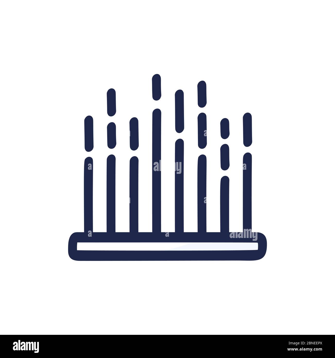 Audio record hand drawn outline doodle icon. Audio mixer tuner, studio ...