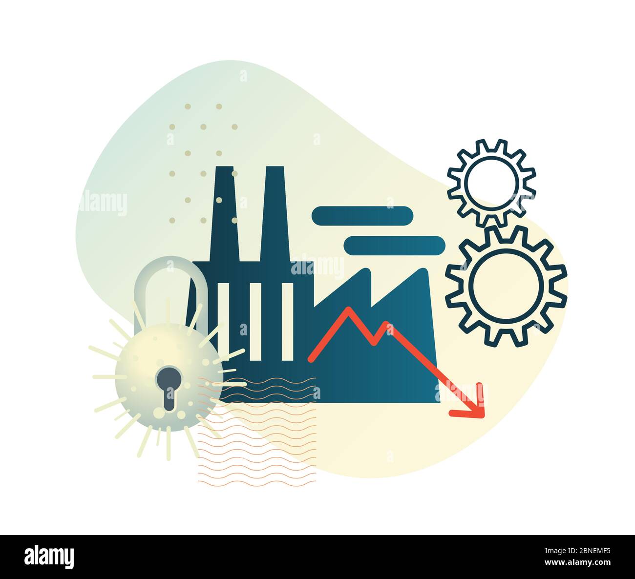 Industries in india Stock Vector Images - Alamy