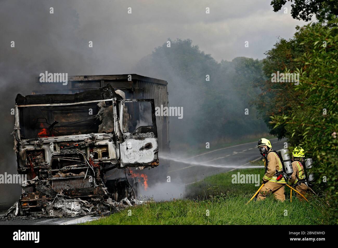 Lorryfire hi-res stock photography and images - Alamy