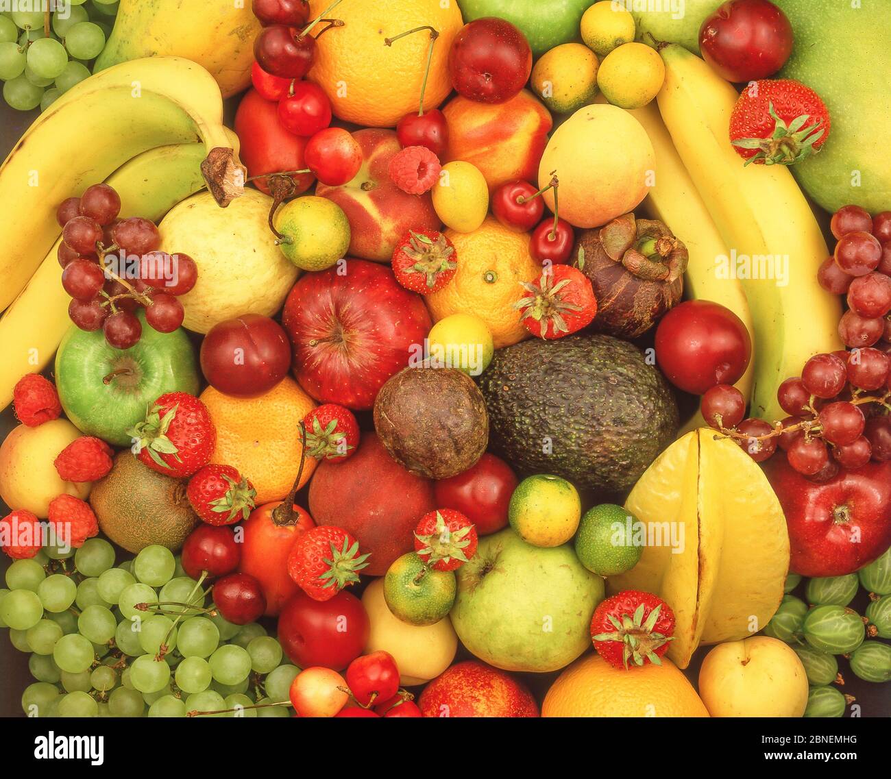 Fruit and tropical fruit selection fruits bananas apples mix str hi-res ...