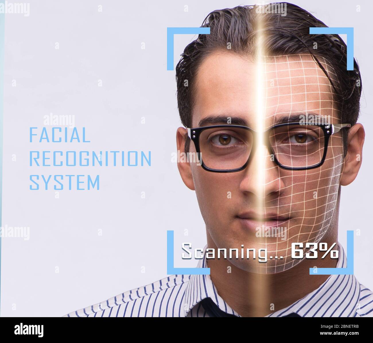 The concept of face recognition software and hardware Stock Photo - Alamy