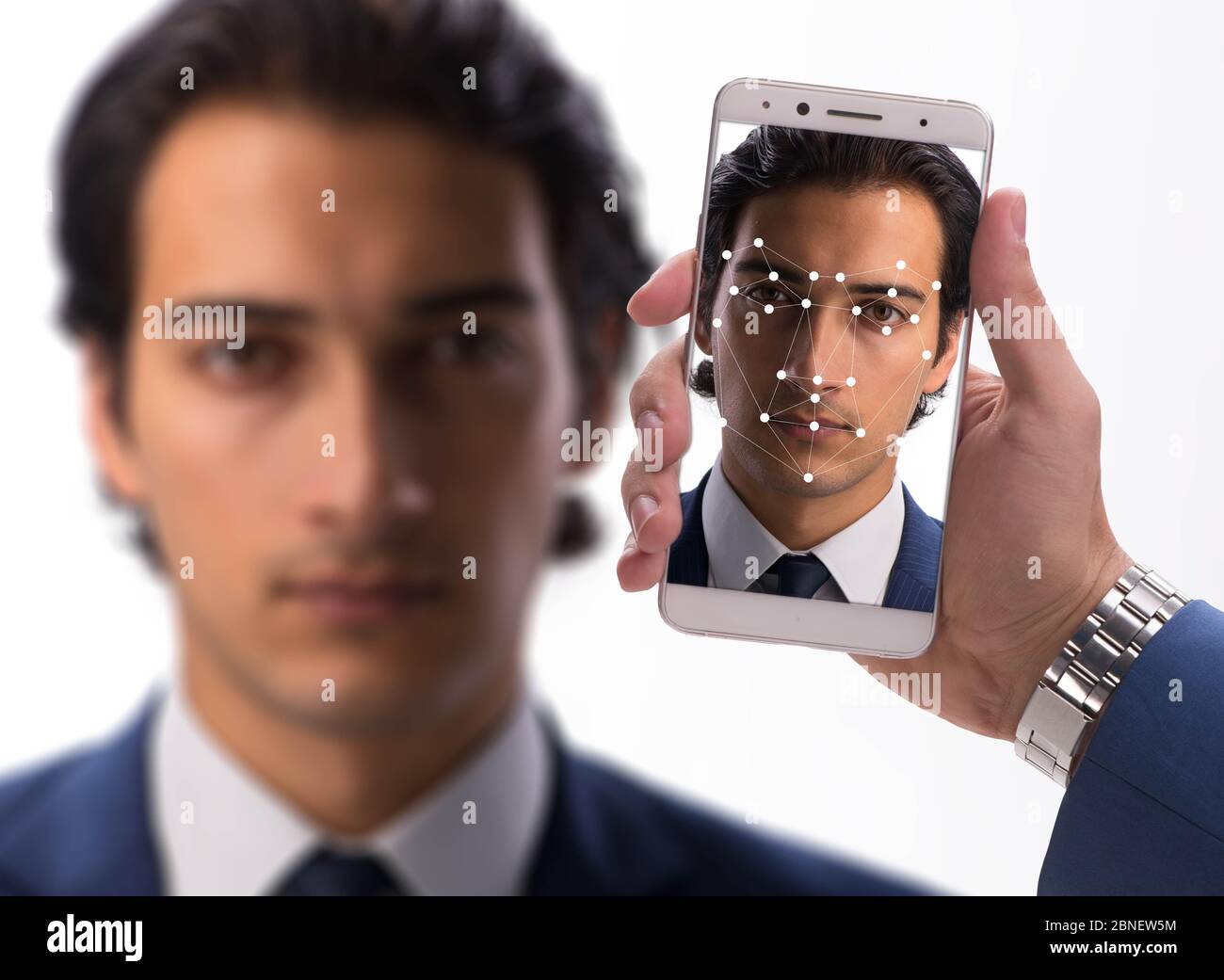 The concept of face recognition software and hardware Stock Photo - Alamy