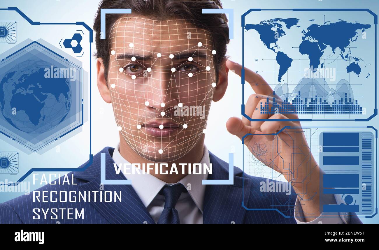 The concept of face recognition software and hardware Stock Photo - Alamy