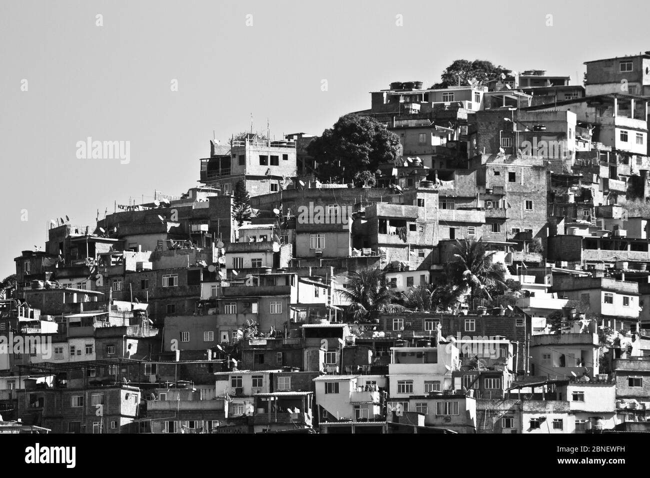 Aerial view slums Black and White Stock Photos & Images - Alamy
