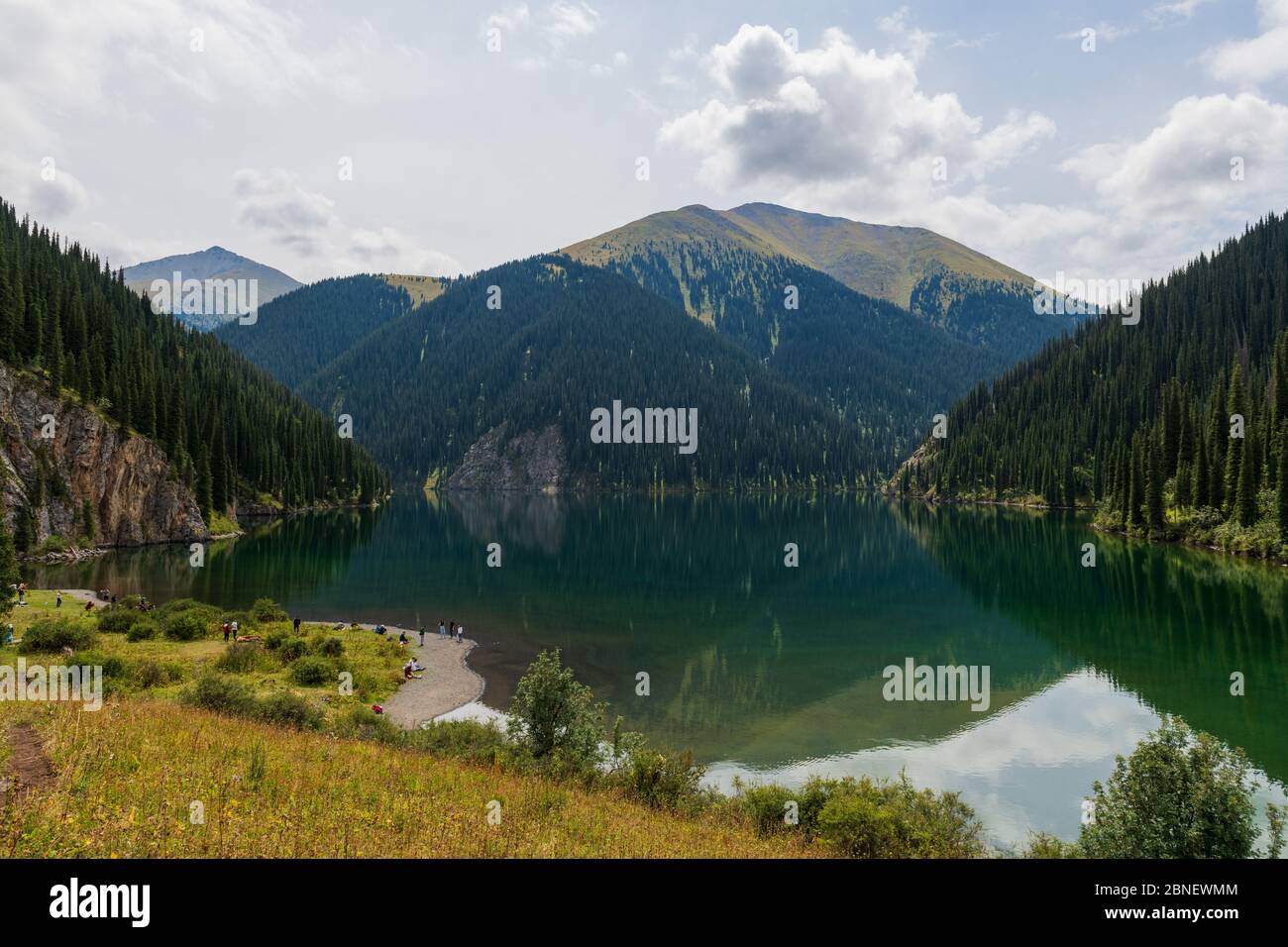 Middle kolsay lake hi-res stock photography and images - Alamy