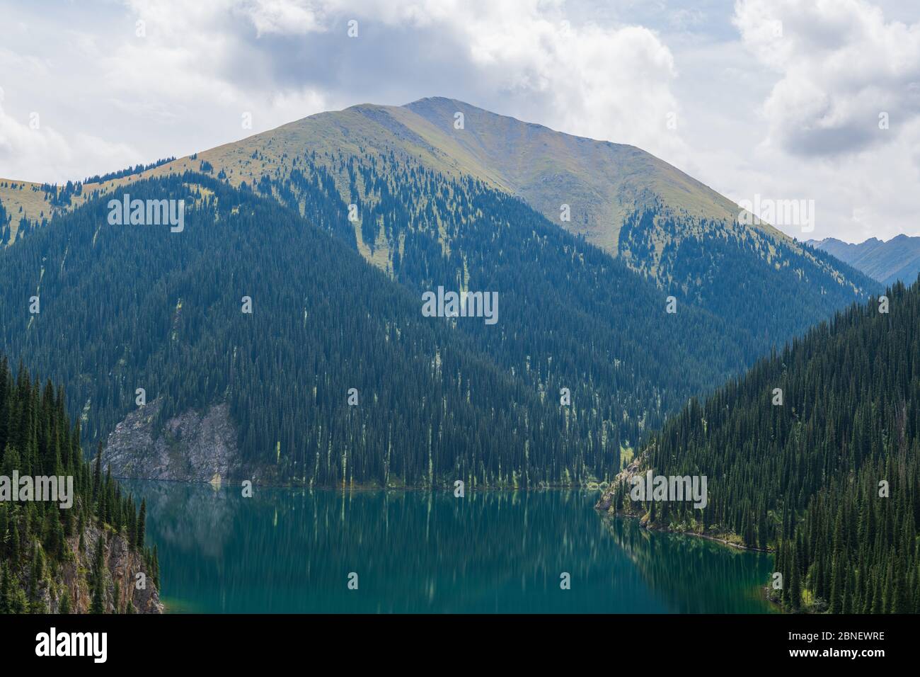 Kolsay lake - mountain lake in Kazakhstan Stock Photo - Alamy