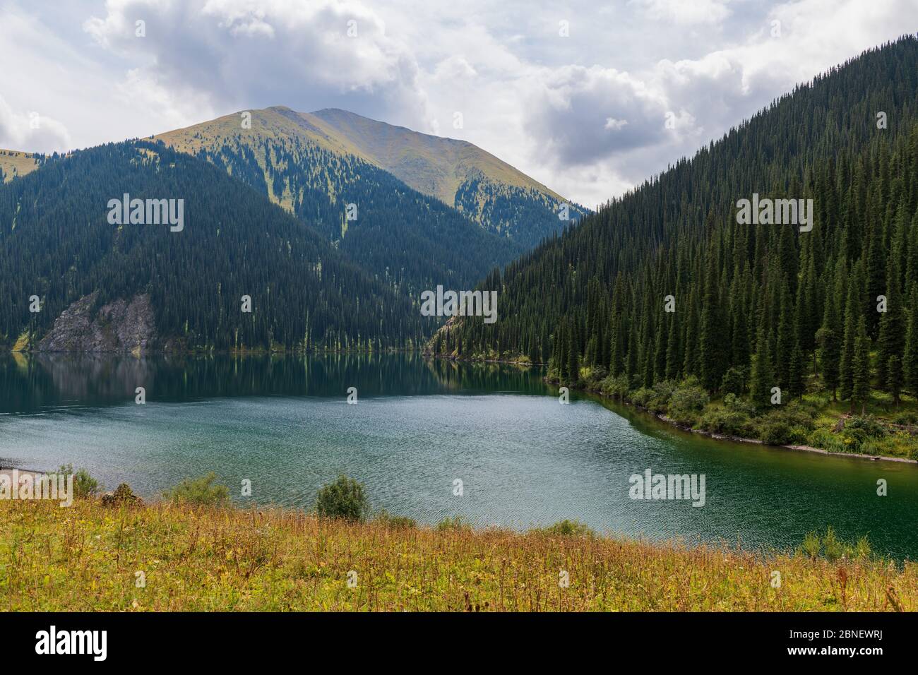 Middle kolsai lake hi-res stock photography and images - Alamy