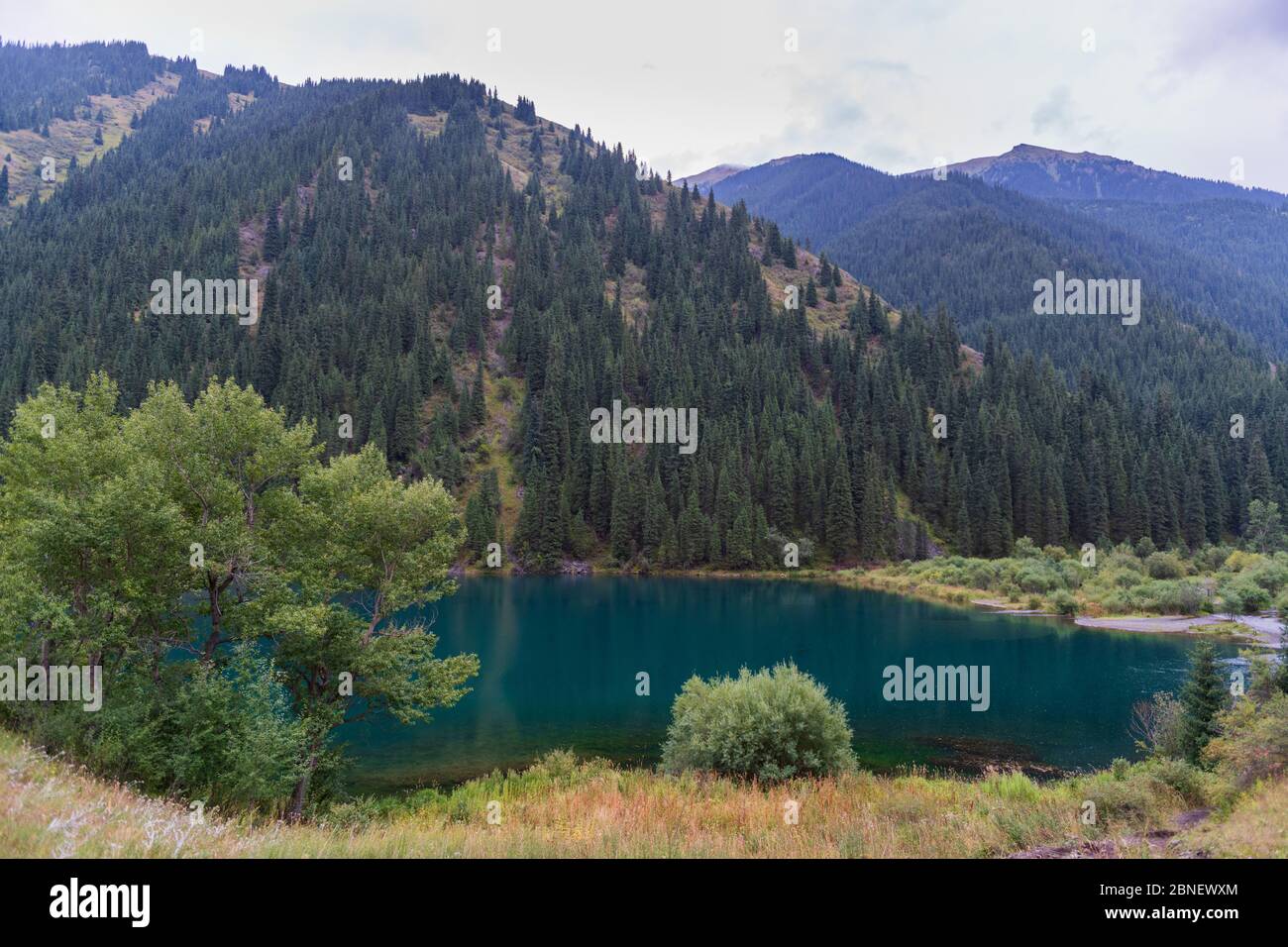 Middle kolsay lake hi-res stock photography and images - Alamy