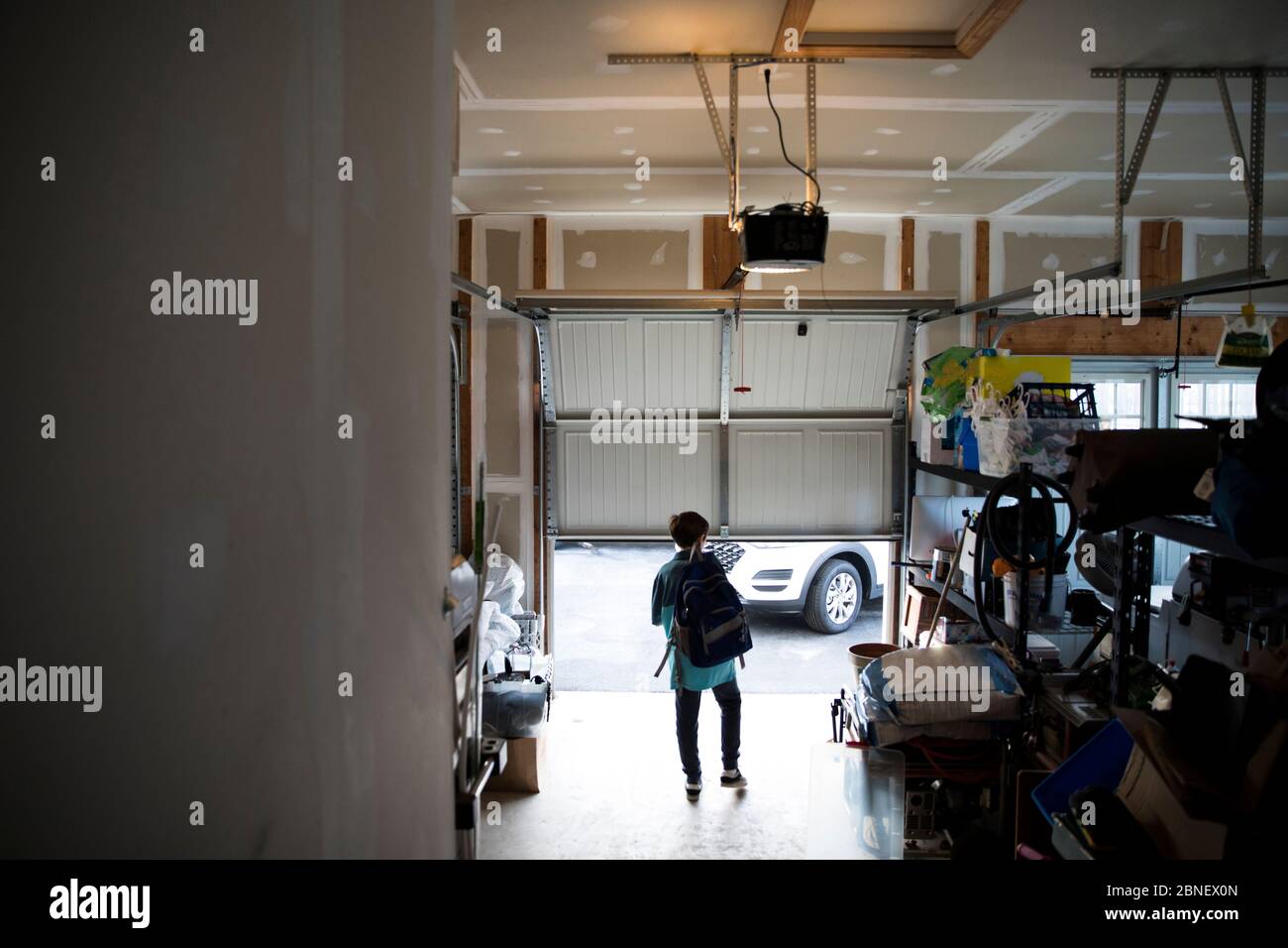 Messy garage hi-res stock photography and images - Alamy