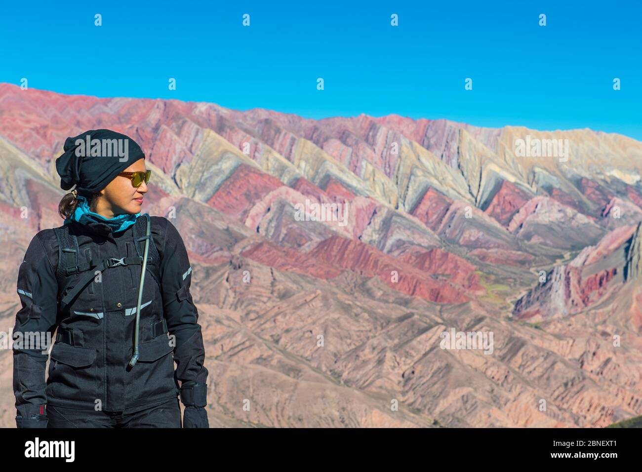 the colourful mountain range "Serrania de Hornocal" in Argentina Stock ...