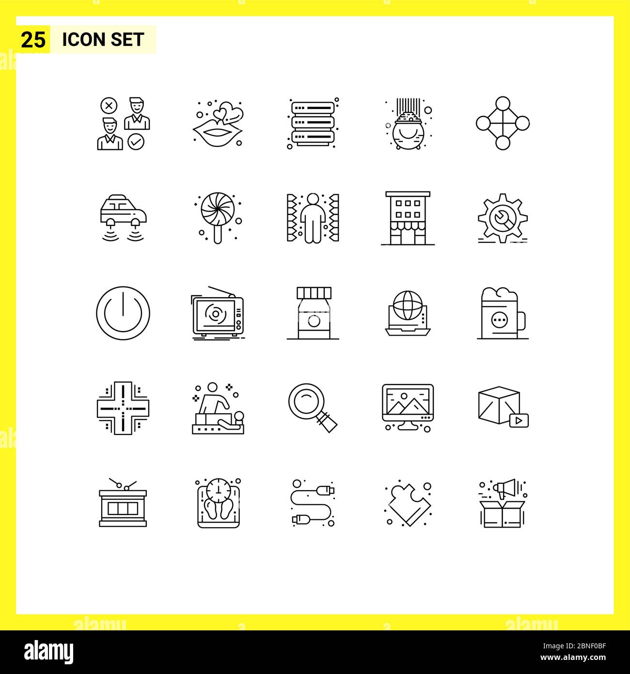 Symbols Of Good Fortune Stock Vector Images - Alamy