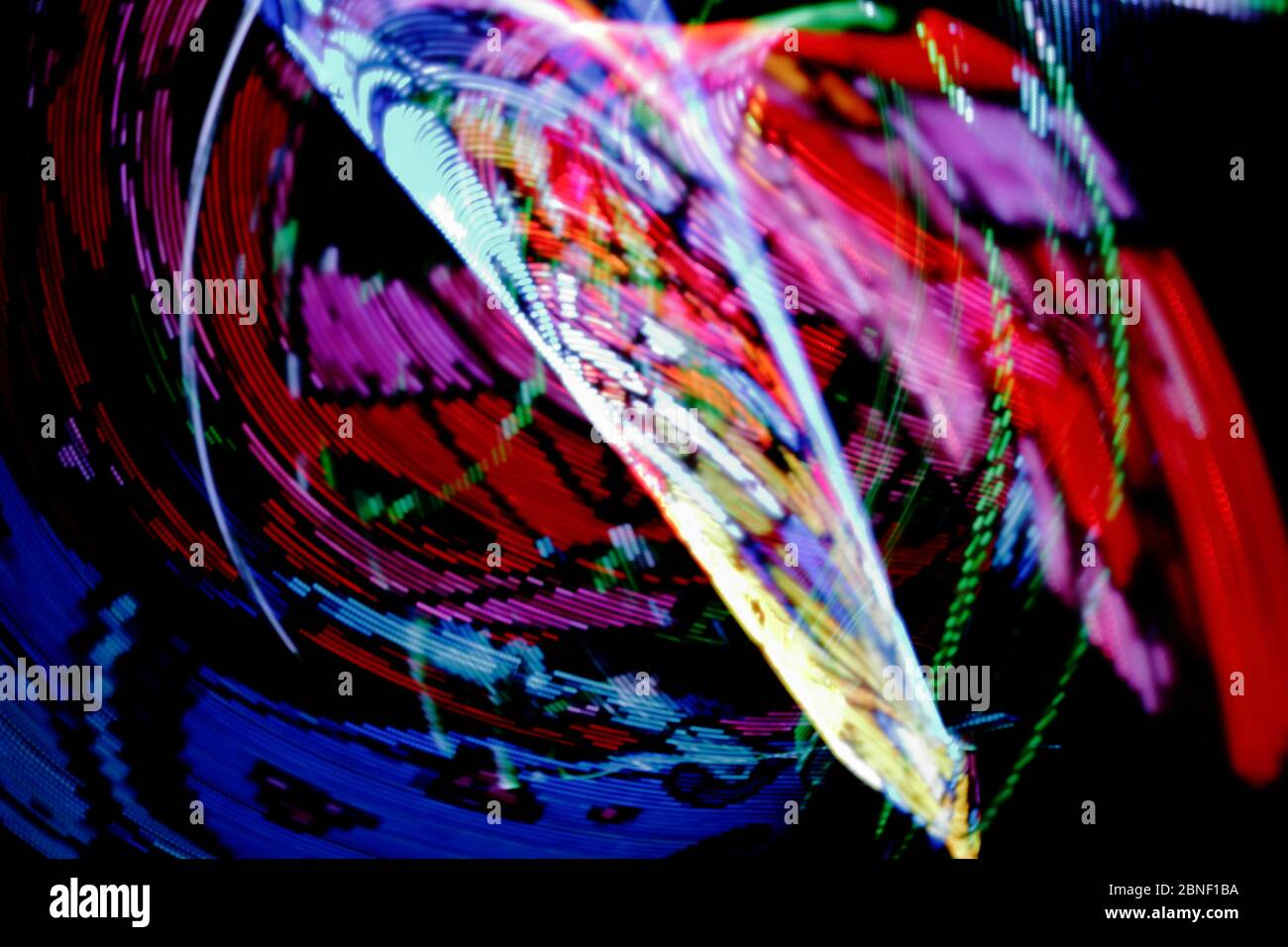 Light painting bright abstract background. Futuristic texture Stock ...
