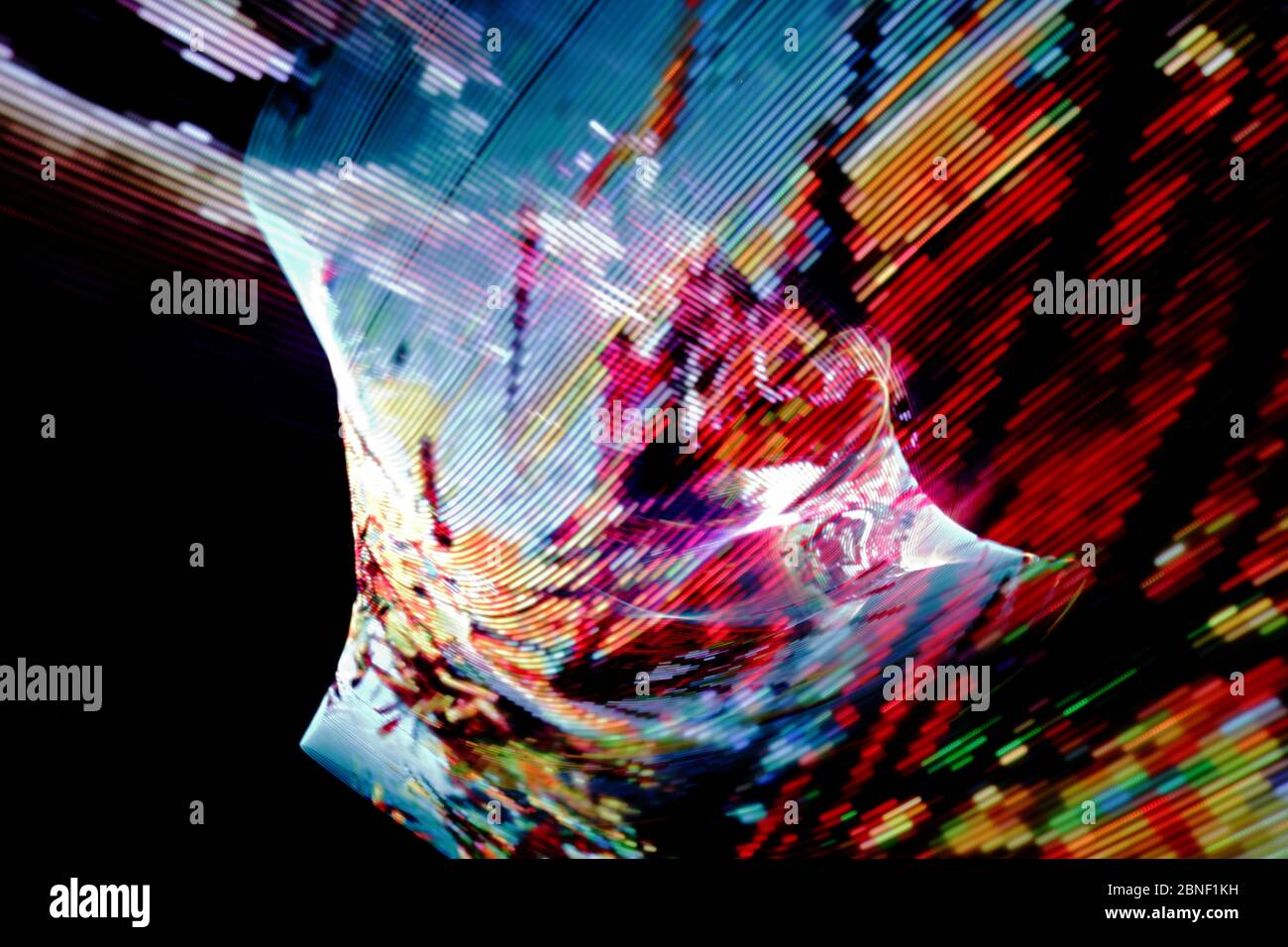 Light painting bright abstract background. Futuristic texture Stock ...